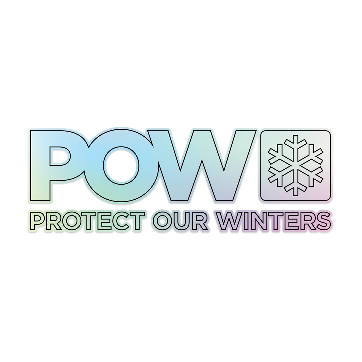 Transfer Sticker - Holographic – Protect Our Winters